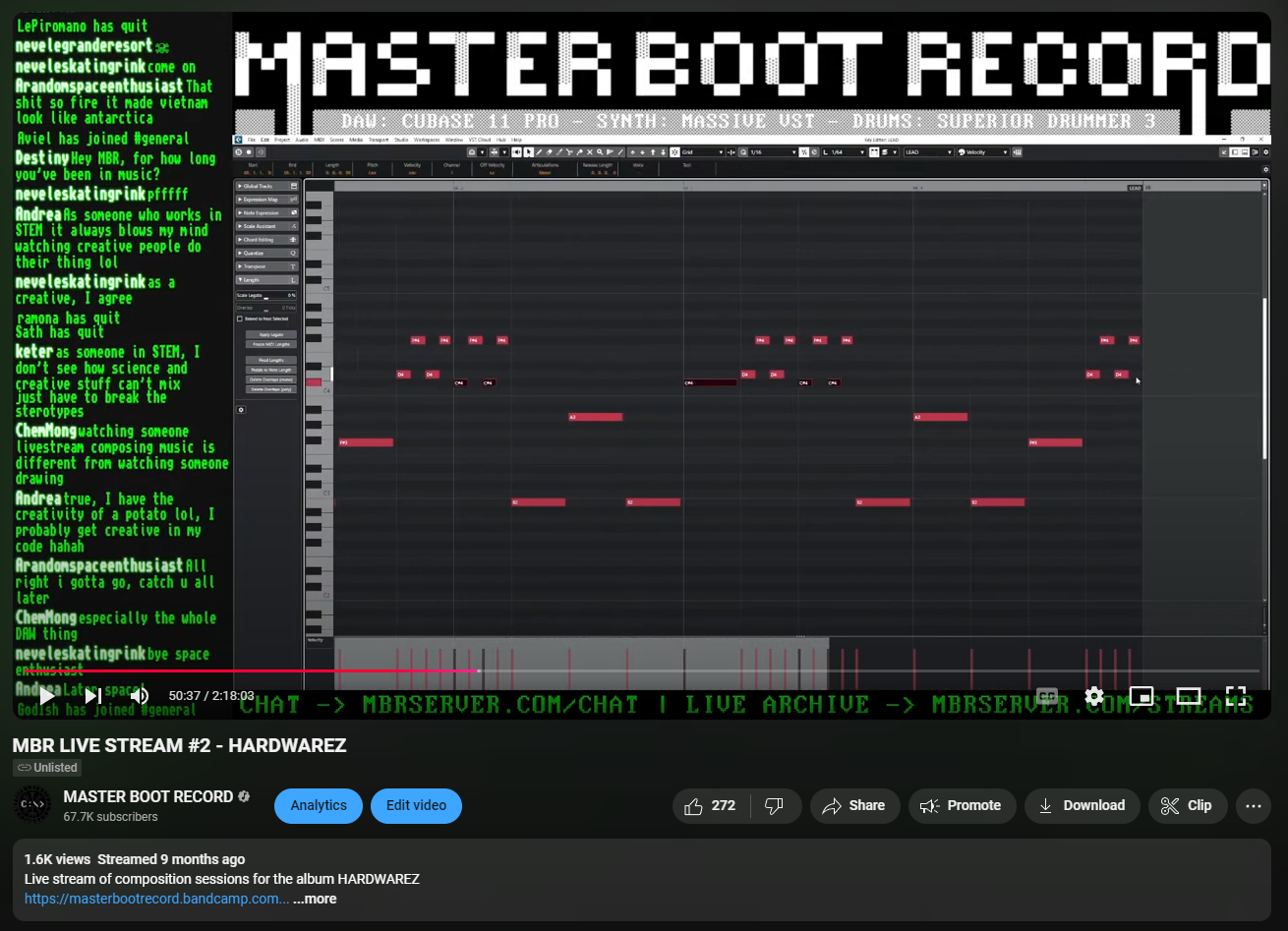MASTER BOOT RECORD - LIVE STREAMS